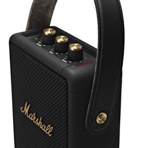 Marshall Stockwell II Portable Bluetooth Speaker - Black and Brass