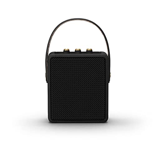 Marshall Stockwell II Portable Bluetooth Speaker - Black and Brass