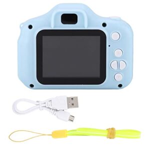 romack camera for kids, x2 mini portable toddler camera 2.0 inch ips color screen children’s digital camera hd 1080p camera, childrens camera gifts for kids (blue)