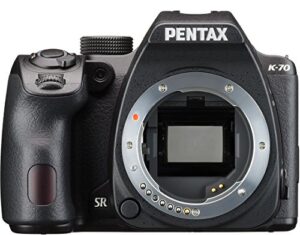 pentax k-70 digital slr camera body (black)