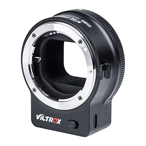 VILTROX NF-Z Auto Focus Ring Mount Adapter, Nikon F-Mount to Z-Mount Camera Z7II Z7 Z50 Z6II Z6 Z5 Zfc Z50 Z30, EXIF Transmission VR Lens Stabilization Support