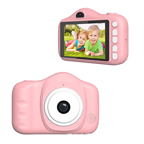 QSYY Children's Camera 40MP Digital 3.5 Inch Large Screen 1080P Video with 32GB SD Card 3-10 Year Old Camera Gift (Pink)