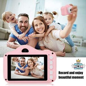 QSYY Children's Camera 40MP Digital 3.5 Inch Large Screen 1080P Video with 32GB SD Card 3-10 Year Old Camera Gift (Pink)