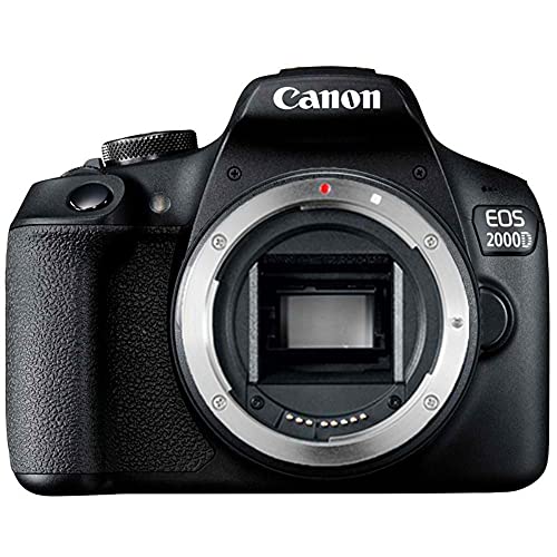 EOS 2000D / Rebel T7 DSLR 24.1MP Import Model Camera + EF-S 18-55mm III Lens + Extended Accessory Kit