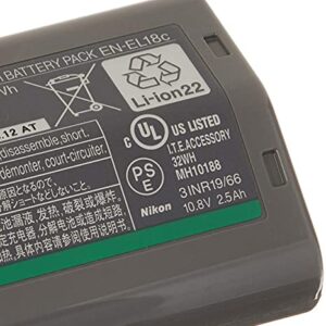 Nikon Lithium-Ion Rechargeable Digital Camera Battery, Grey (EN-EL18c)