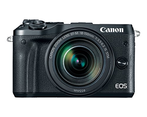 Canon EOS M6 (Black) 18-150mm f/3.5-6.3 is STM Kit, 100