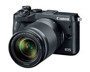 canon eos m6 (black) 18-150mm f/3.5-6.3 is stm kit, 100