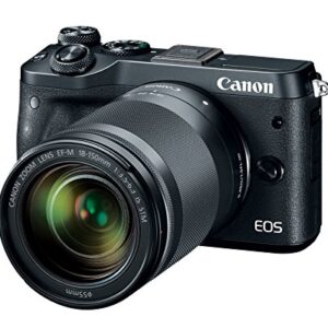 Canon EOS M6 (Black) 18-150mm f/3.5-6.3 is STM Kit, 100