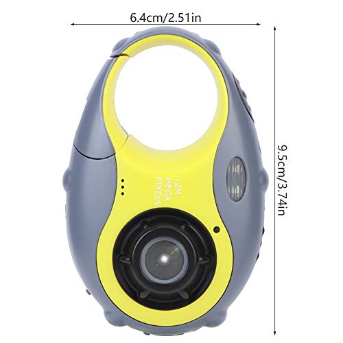 ZYHHDP Children Camera High Definition Dustproof Anti‑Fall Cartoon Mini Kid Camera Gray Toddler Camera Portable Toy