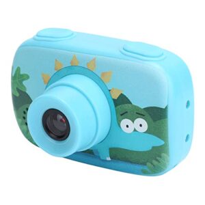 feip kids cameras, 2 inch ips screen lightweight video camera toys, 600mah rechargeable battery timing function for children thanksgiving(blue)