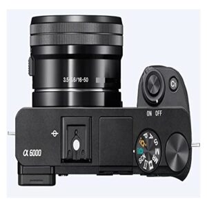 Camera A6000 Mirrorless Digital Camera ILCE-6000L with 16-50mm Lens -24.3MP -Full HD Video Digital Camera (Color : C)