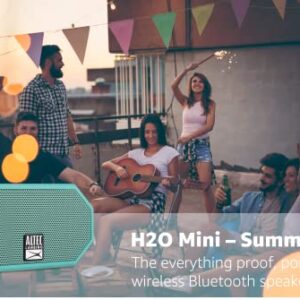 Altec Lansing Mini H2O - Waterproof Bluetooth Speaker, IP67 Certified & Floats in Water, Compact & Portable Speaker for Hiking, Camping, Pool, and Beach