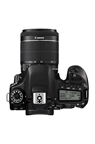 Canon EOS 80D Digital SLR Kit with EF-S 18-55mm f/3.5-5.6 Image Stabilization STM Lens (Black) (Renewed)