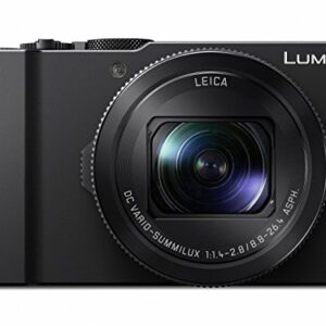 Panasonic LUMIX LX10 4K Digital Camera, 20.1 Megapixel 1-Inch Sensor, 3X LEICA DC VARIO-SUMMILUX Lens, F1.4-2.8 Aperture, POWER O.I.S. Stabilization, 3-Inch LCD, DMC-LX10K (Black)