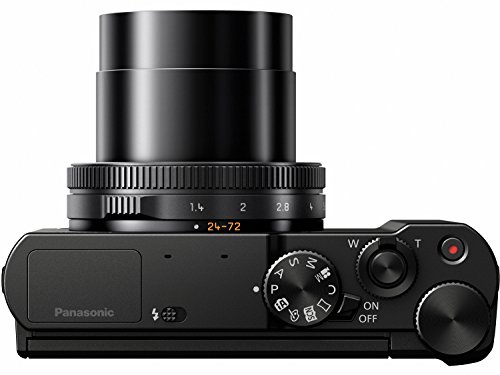 Panasonic LUMIX LX10 4K Digital Camera, 20.1 Megapixel 1-Inch Sensor, 3X LEICA DC VARIO-SUMMILUX Lens, F1.4-2.8 Aperture, POWER O.I.S. Stabilization, 3-Inch LCD, DMC-LX10K (Black)