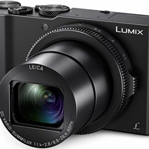 Panasonic LUMIX LX10 4K Digital Camera, 20.1 Megapixel 1-Inch Sensor, 3X LEICA DC VARIO-SUMMILUX Lens, F1.4-2.8 Aperture, POWER O.I.S. Stabilization, 3-Inch LCD, DMC-LX10K (Black)