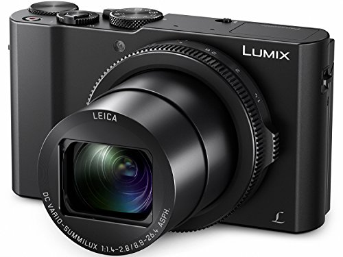 Panasonic LUMIX LX10 4K Digital Camera, 20.1 Megapixel 1-Inch Sensor, 3X LEICA DC VARIO-SUMMILUX Lens, F1.4-2.8 Aperture, POWER O.I.S. Stabilization, 3-Inch LCD, DMC-LX10K (Black)