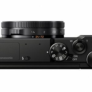 Panasonic LUMIX LX10 4K Digital Camera, 20.1 Megapixel 1-Inch Sensor, 3X LEICA DC VARIO-SUMMILUX Lens, F1.4-2.8 Aperture, POWER O.I.S. Stabilization, 3-Inch LCD, DMC-LX10K (Black)