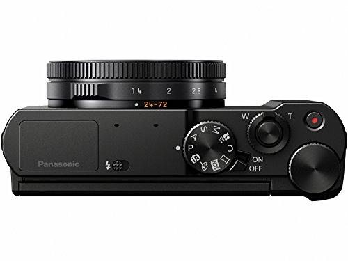 Panasonic LUMIX LX10 4K Digital Camera, 20.1 Megapixel 1-Inch Sensor, 3X LEICA DC VARIO-SUMMILUX Lens, F1.4-2.8 Aperture, POWER O.I.S. Stabilization, 3-Inch LCD, DMC-LX10K (Black)