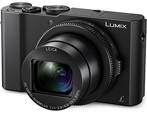 Panasonic LUMIX LX10 4K Digital Camera, 20.1 Megapixel 1-Inch Sensor, 3X LEICA DC VARIO-SUMMILUX Lens, F1.4-2.8 Aperture, POWER O.I.S. Stabilization, 3-Inch LCD, DMC-LX10K (Black)