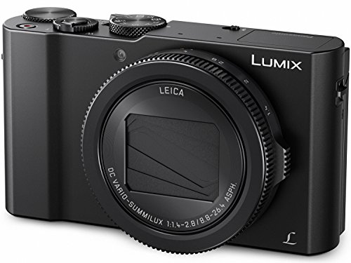 Panasonic LUMIX LX10 4K Digital Camera, 20.1 Megapixel 1-Inch Sensor, 3X LEICA DC VARIO-SUMMILUX Lens, F1.4-2.8 Aperture, POWER O.I.S. Stabilization, 3-Inch LCD, DMC-LX10K (Black)