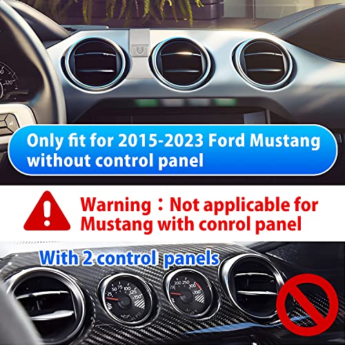 Sunsdrew Car Phone Holder Custom Fit for Ford Mustang 2015-2022 (Not for EcoBoost/Mach-E) Air Vent Cell Phone Mount for iPhone All iOS Android Smartphones