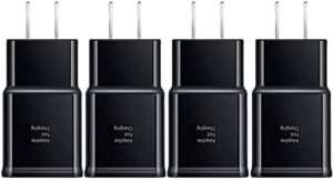 samsung adaptive fast charging adapter quick charge charging block wall charger plug compatible samsung galaxy s22/s22 ultra/s21/s20/s10/s9/s8/s7/s6 edge/note 10 9 8/lg(4-pack)