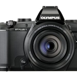 Olympus Stylus 1 12MP Digital Camera (Black) - International Version (No Warranty)