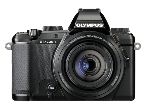 Olympus Stylus 1 12MP Digital Camera (Black) - International Version (No Warranty)