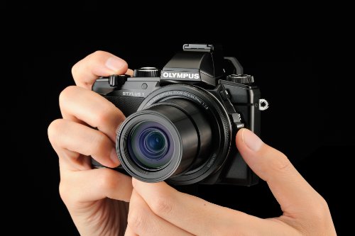 Olympus Stylus 1 12MP Digital Camera (Black) - International Version (No Warranty)