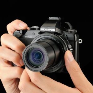 Olympus Stylus 1 12MP Digital Camera (Black) - International Version (No Warranty)