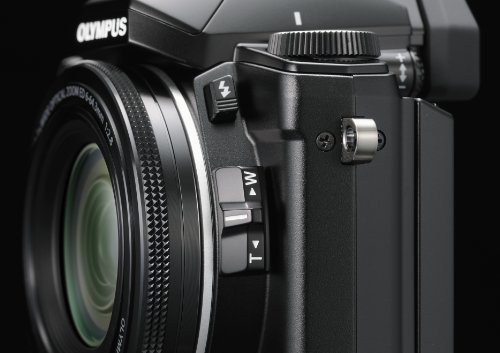 Olympus Stylus 1 12MP Digital Camera (Black) - International Version (No Warranty)