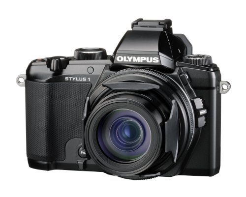 Olympus Stylus 1 12MP Digital Camera (Black) - International Version (No Warranty)