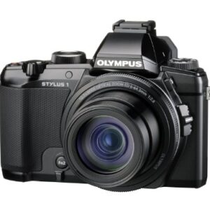 Olympus Stylus 1 12MP Digital Camera (Black) - International Version (No Warranty)