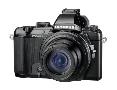 Olympus Stylus 1 12MP Digital Camera (Black) - International Version (No Warranty)