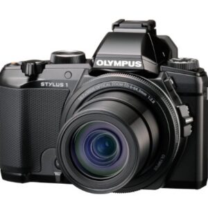 Olympus Stylus 1 12MP Digital Camera (Black) - International Version (No Warranty)