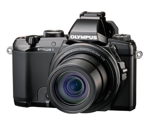 Olympus Stylus 1 12MP Digital Camera (Black) - International Version (No Warranty)