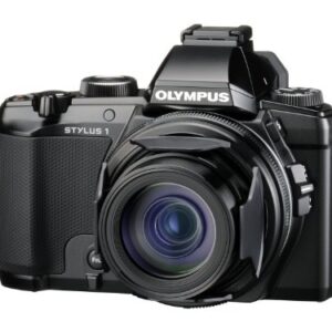 Olympus Stylus 1 12MP Digital Camera (Black) - International Version (No Warranty)