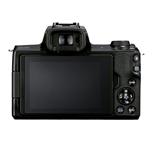 Camera EOS M50 II Mirrorless Camera Digital Camera with EF-M 15-45mm F/3.5 Lens Compact Camera Professional Photography Digital Camera (Color : W)