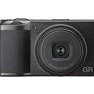 Ricoh GR III Digital Compact Camera, 24mp, 28mm F 2.8 Lens with Touch Screen LCD