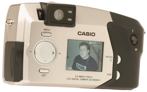 Casio QV3000EX 3.34-Megapixel Digital Camera with 340 MB MicroDrive