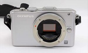 Olympus PEN E-PL3 14-42mm 12.3 MP Mirrorless Digital Camera with CMOS Sensor and 3x Optical Zoom (Silver) (Old Model)