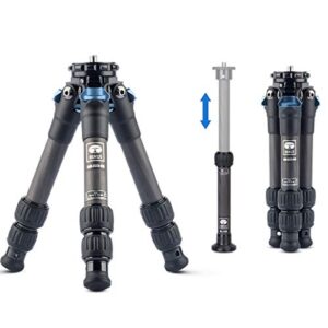 sirui am223 travel carbon fiber mini tripod with sl-100 two-section carbon center column