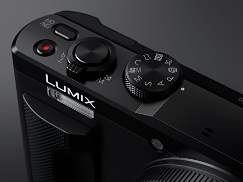 Panasonic Lumix 4K Digital Camera with 30X LEICA DC Vario-ELMAR Lens F3.3-6.4, 18 Megapixels, and High Sensitivity Sensor - Point and Shoot Camera - DMC-ZS60K (BLACK)