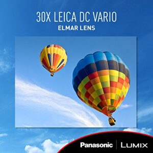 Panasonic Lumix 4K Digital Camera with 30X LEICA DC Vario-ELMAR Lens F3.3-6.4, 18 Megapixels, and High Sensitivity Sensor - Point and Shoot Camera - DMC-ZS60K (BLACK)