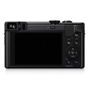 Panasonic Lumix 4K Digital Camera with 30X LEICA DC Vario-ELMAR Lens F3.3-6.4, 18 Megapixels, and High Sensitivity Sensor - Point and Shoot Camera - DMC-ZS60K (BLACK)