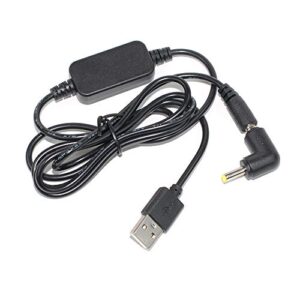 aecreative usb power supply travel charger cable for yaesu radio ft-2dr ft-70dr ft-270r ft1dr ft-25r ft-60r ft-4vr ft-4xr vx-8r vx-7r vx-6r vx-5r vx-8dr vx-8gr ar-dv10