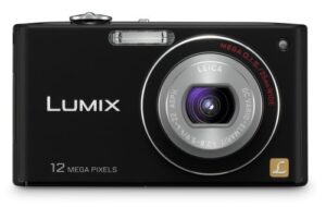 panasonic lumix dmc-fx48 12mp digital camera with 5x mega optical image stabilized zoom and 2.5 inch lcd (black)