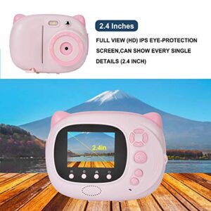 01 Children Camera, Kid Toy Camera, Removable Lithium Battery 2.4in HD Screen 1080p for Camera Shooting Photo Taking