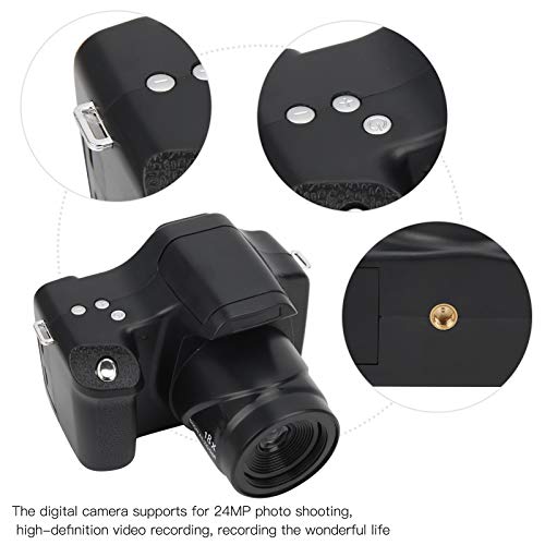 Digital Camera, Video Camera, Length 18X Zoom for 24MP Photo Taking Family Gatherings HD Video Recording Outdoor Travel